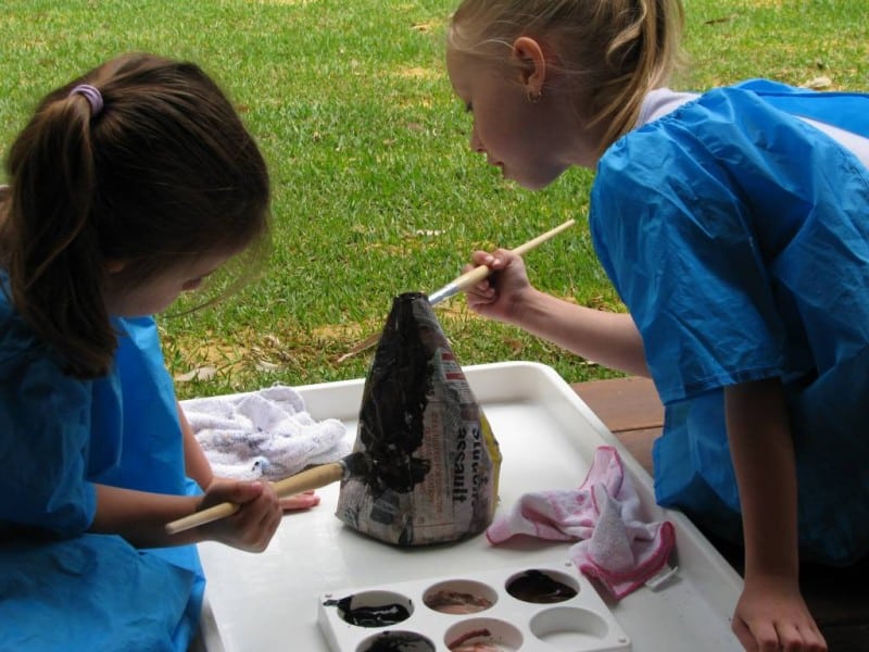 How to Make a Homemade Volcano? | Learning 4 Kids