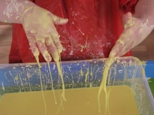 Playing with Gloop | Learning 4 Kids