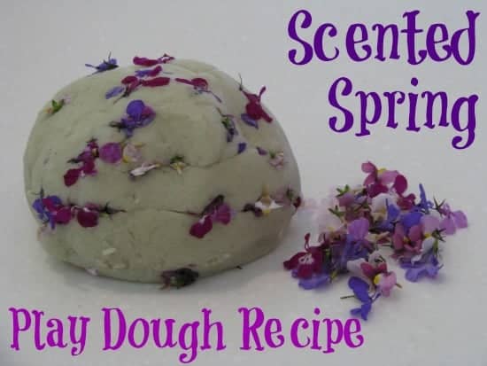 Scented Spring Play Dough Recipe | Learning 4 Kids