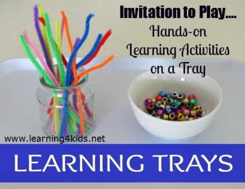 Information about Learning Trays | Learning 4 Kids