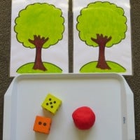 Apple Tree Play Dough Maths | Learning 4 Kids