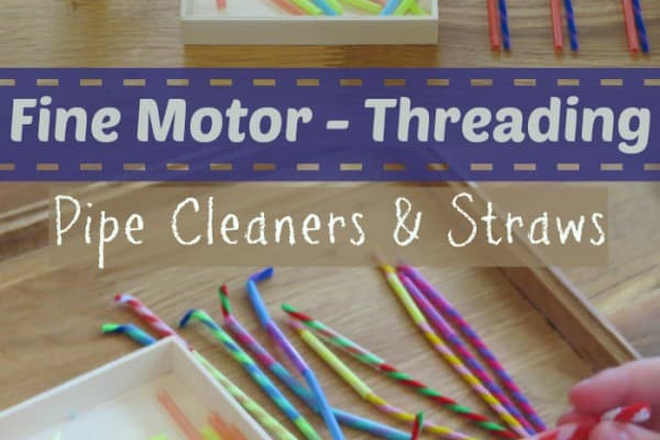 Threading, Fine Motor and Measurement | Learning 4 Kids