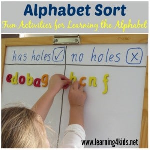 Alphabet Sort | Learning 4 Kids