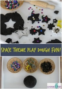 Space Theme Play Dough Activity | Learning 4 Kids