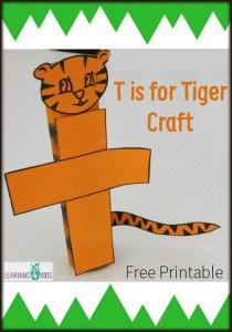 T is for Tiger Craft | Learning 4 Kids