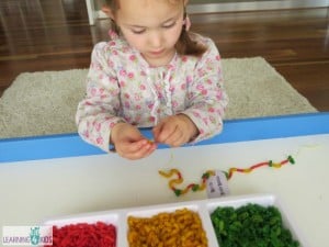 Letter N Activity – Noodle Necklace | Learning 4 Kids
