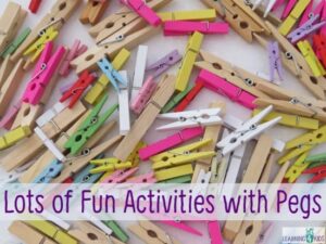 Activity Ideas Using Pegs | Learning 4 Kids