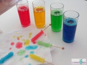 How to make Sugar Crystals on a Stick? | Learning 4 Kids