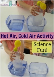Hot Air, Cold Air Science Activity | Learning 4 Kids