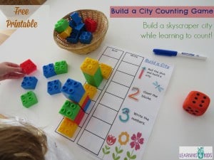 Build a City Counting and Subitising Game | Learning 4 Kids
