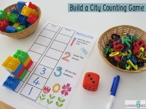 Build a City Counting and Subitising Game | Learning 4 Kids