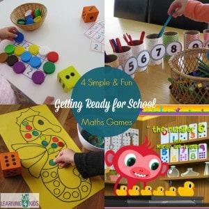4 Maths Activities for Getting Ready for School | Learning 4 Kids