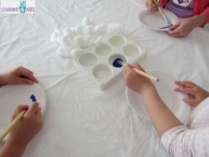 Paper Plate Cloud Craft | Learning 4 Kids