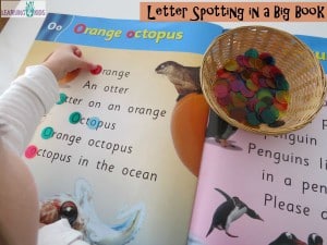 Letter Spotting in Big Books | Learning 4 Kids