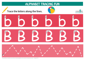 Alphabet Letters Tracing Mats Standard Print | Learning 4 Kids