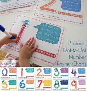 Free Printable Number Match Counting Wheel | Learning 4 Kids