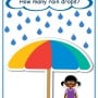 Counting Raindrops Printable Maths Games and Activities (Standard Print ...