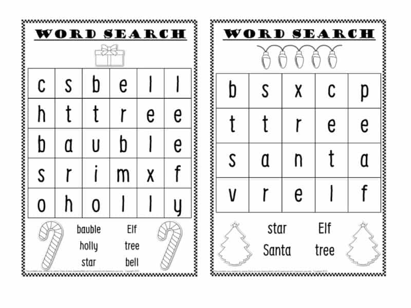 The Ultimate Christmas Printable Activity Pack | Learning 4 Kids