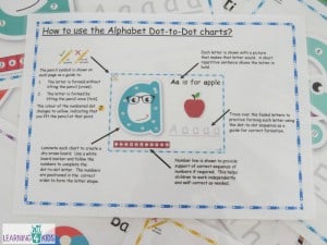 Printable Dot to Dot Alphabet Letter Charts | Learning 4 Kids