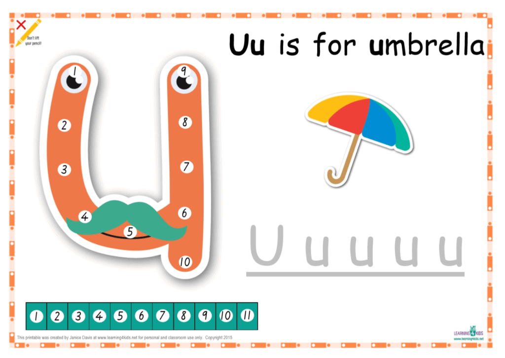 Dot-to-Dot Alphabet Letter Charts | Learning 4 Kids