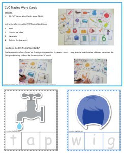 Printable CVC Words Bundle Activity Pack | Learning 4 Kids