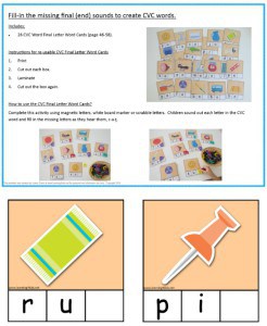 Printable CVC Words Bundle Activity Pack | Learning 4 Kids