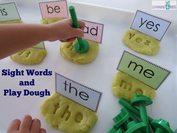 Sight Word Play Dough Learning 4 Kids Sight Word Play Dough Learning 4 Kids