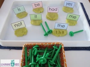 Sight Word Play Dough | Learning 4 Kids