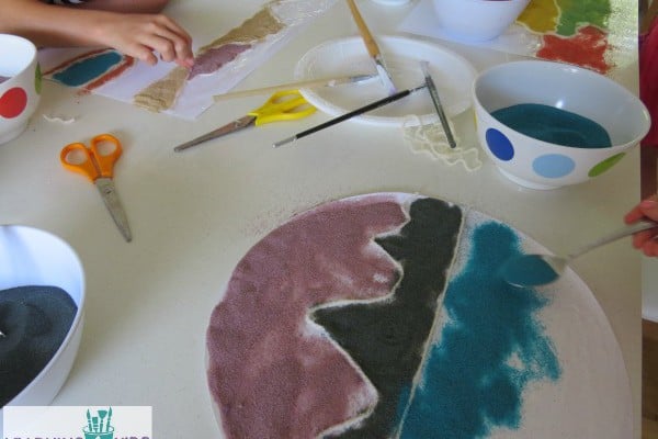 Creative Sand Art Activity | Learning 4 Kids