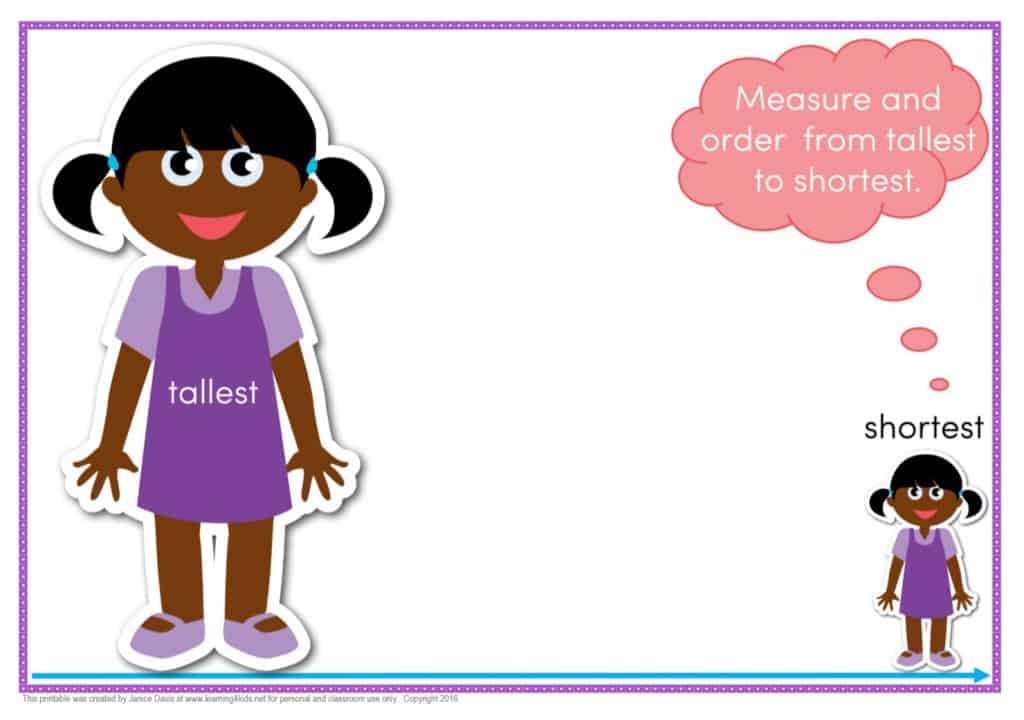 Printable Measurement Activity Mats (STANDARD PRINT) | Learning 4 Kids