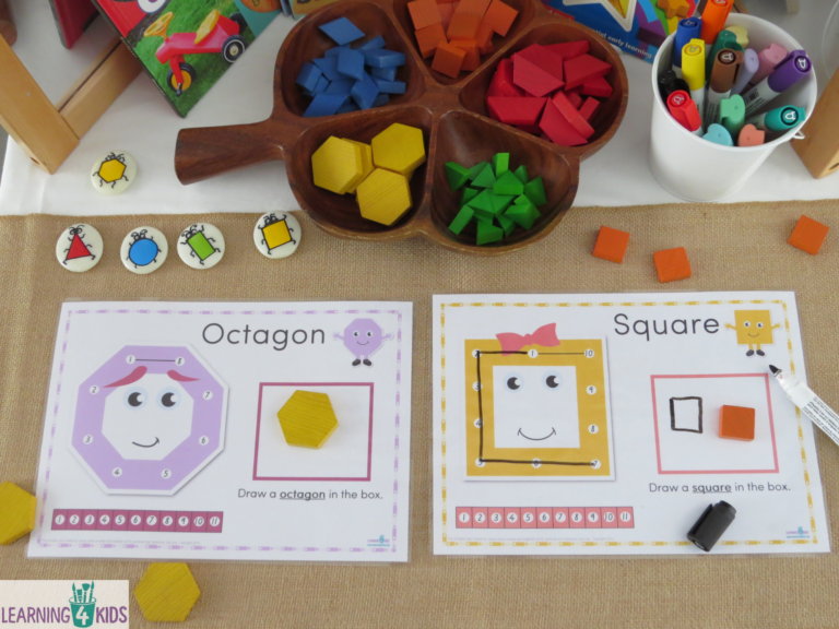 Drawing and Sorting 2D Shapes Activity