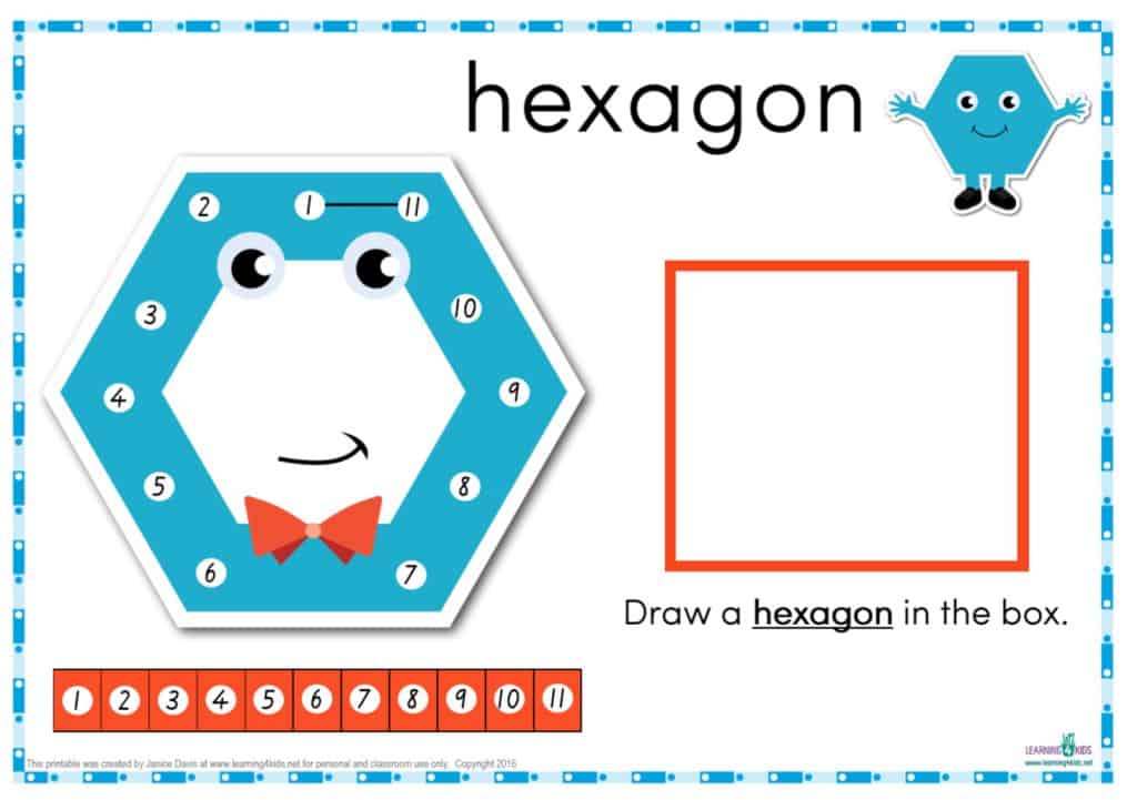 Printable Dot-to-Dot Shapes Charts | Learning 4 Kids