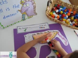 Measurement Length Activity – The Really Big Dinosaur | Learning 4 Kids