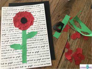 ANZAC Day Poppy Activity | Learning 4 Kids
