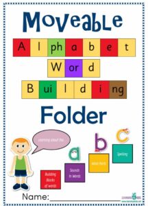 Moveable Alphabet Word Building Folder Kit | Learning 4 Kids