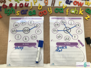 Letters and Sound Word Builder Phase 3 Bundle | Learning 4 Kids