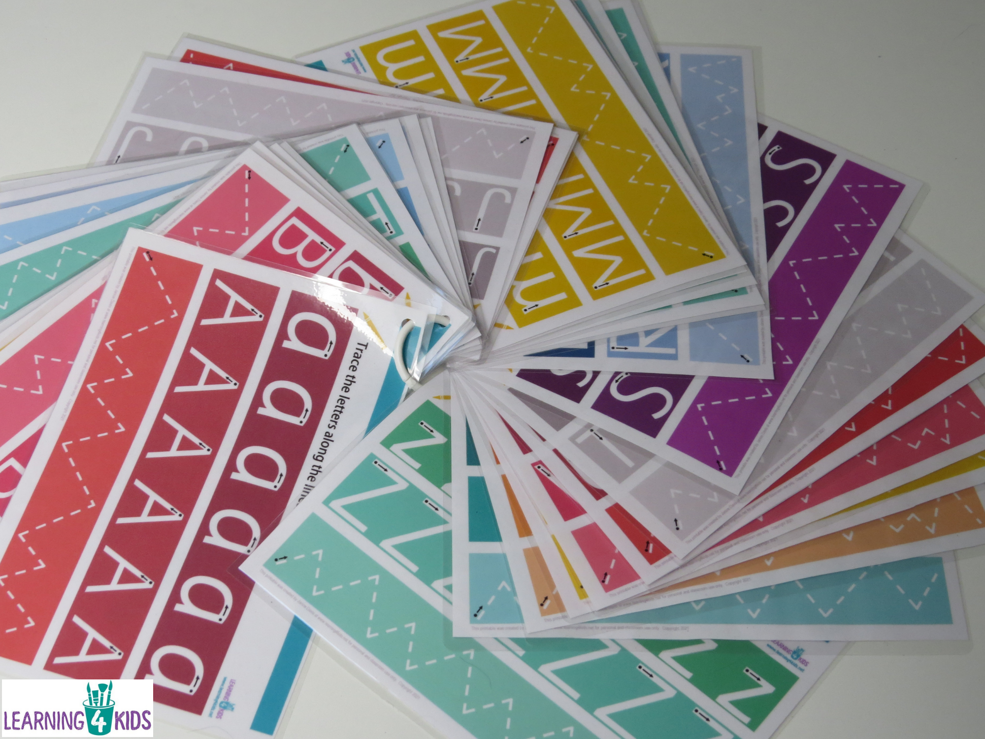 Handwriting Alphabet Tracing Flipbook (New Version) | Learning 4 Kids