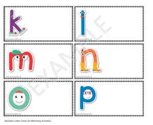 Alphabet Picture and Letter Cards for Matching Activities | Learning 4 Kids