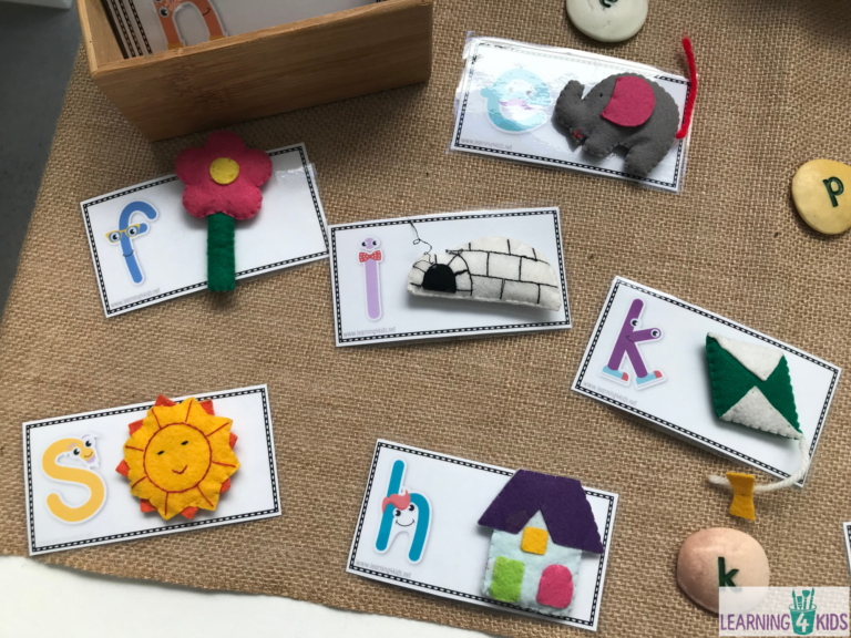 Alphabet Picture and Letter Cards for Matching Activities | Learning 4 Kids
