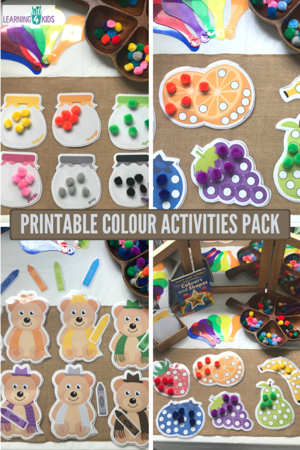 Colour Matching Activities Pack | Learning 4 Kids