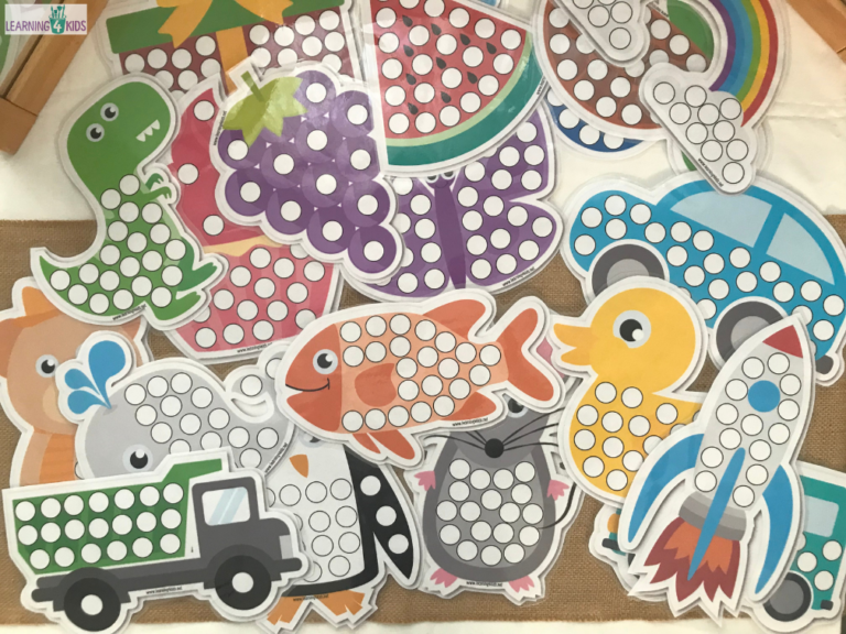 Counting and Subitising Activity Game Mats | Learning 4 Kids