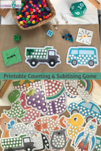 Counting and Subitising Activity Game Mats | Learning 4 Kids