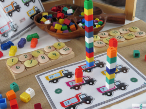 Truck Theme Counting Numbers 1-20 Mats | Learning 4 Kids